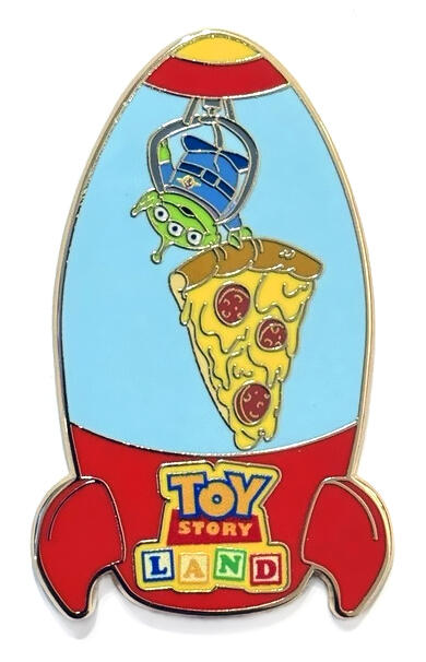 Toy Story Land - Rocket Claw Machine with Alien (LGM) and Pizza Slice ...