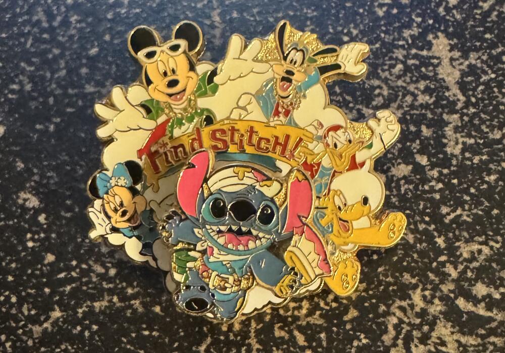 Find Stitch - Stitch, Mickey, Minnie, Goofy, Pluto, Donald | PIN 100646