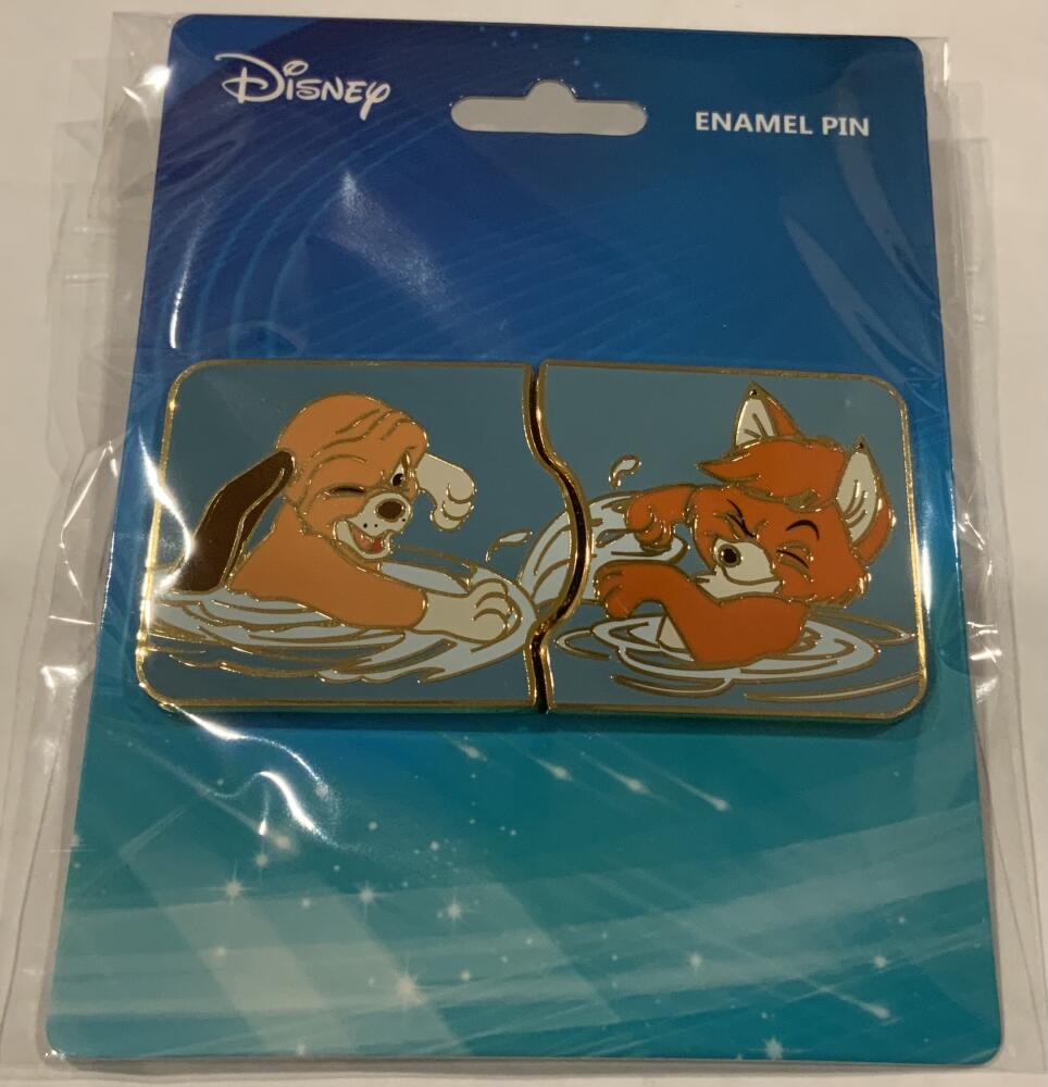 BoxLunch - Disney - Copper splashing Tod - 2-pin set | PIN 100751