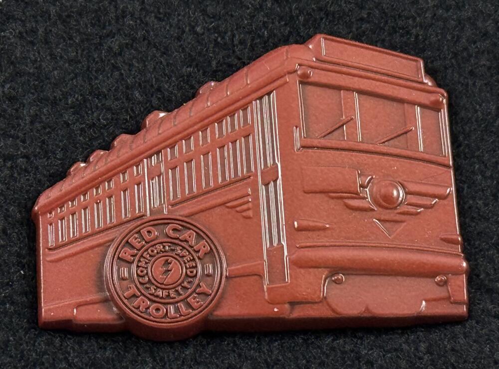 "Tour the Lore" Transportation Passholder Pin Set - Red Car Trolley ...