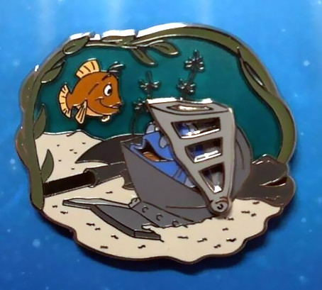 Under the Sea Bi-Monthly - Merlin and Arthur (Wart) as fish | PIN 10084