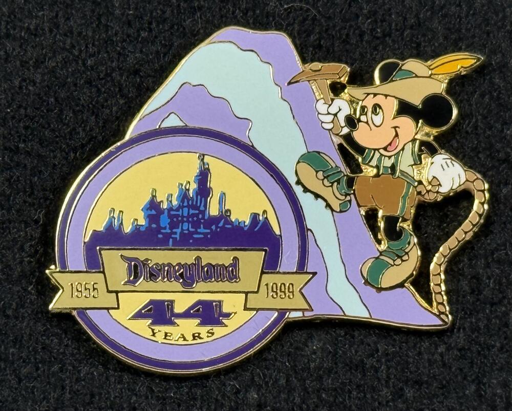 Disneyland Anniversaries - Disneyland 44 Years - Conquering the Four Mountains - Mickey Climbing ...