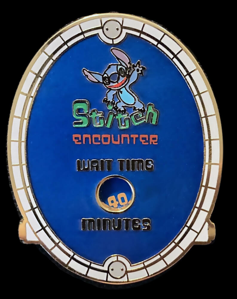 HKDL Wait Time Signs - Stitch Encounter | PIN 102296