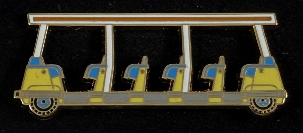 DLR Cast Member Pin of the Month - Tram Set - Middle Car Only | PIN 102524