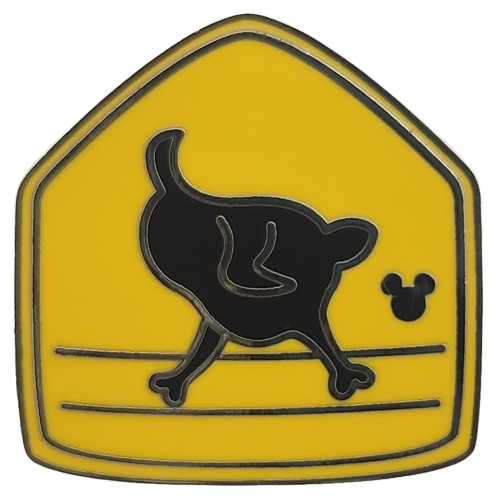 2018 Hidden Mickey - Toontown Signs - Chicken Crossing | PIN 10253