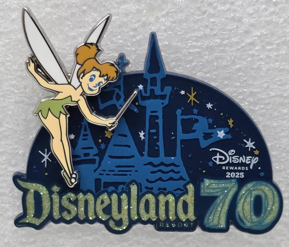Disneyland Resort 70th Anniversary Celebration - Tinker Bell Pin ...