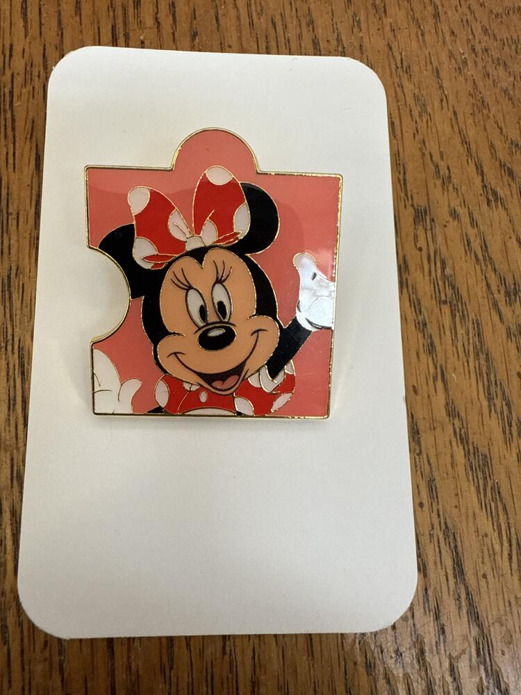 Disney Mickey & Friends Puzzle Blind Box Enamel Pin - Minnie Mouse ...