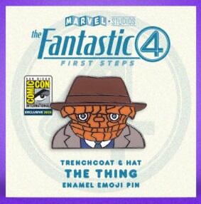Marvel Studios x 100% Soft - The Thing in Trenchcoat & Hat | PIN 103811
