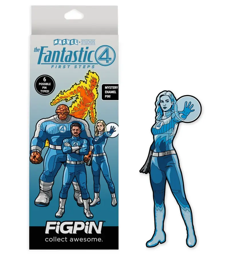 FiGPiN Quest - The Fantastic Four: First Steps - Invisible Woman - Glow ...
