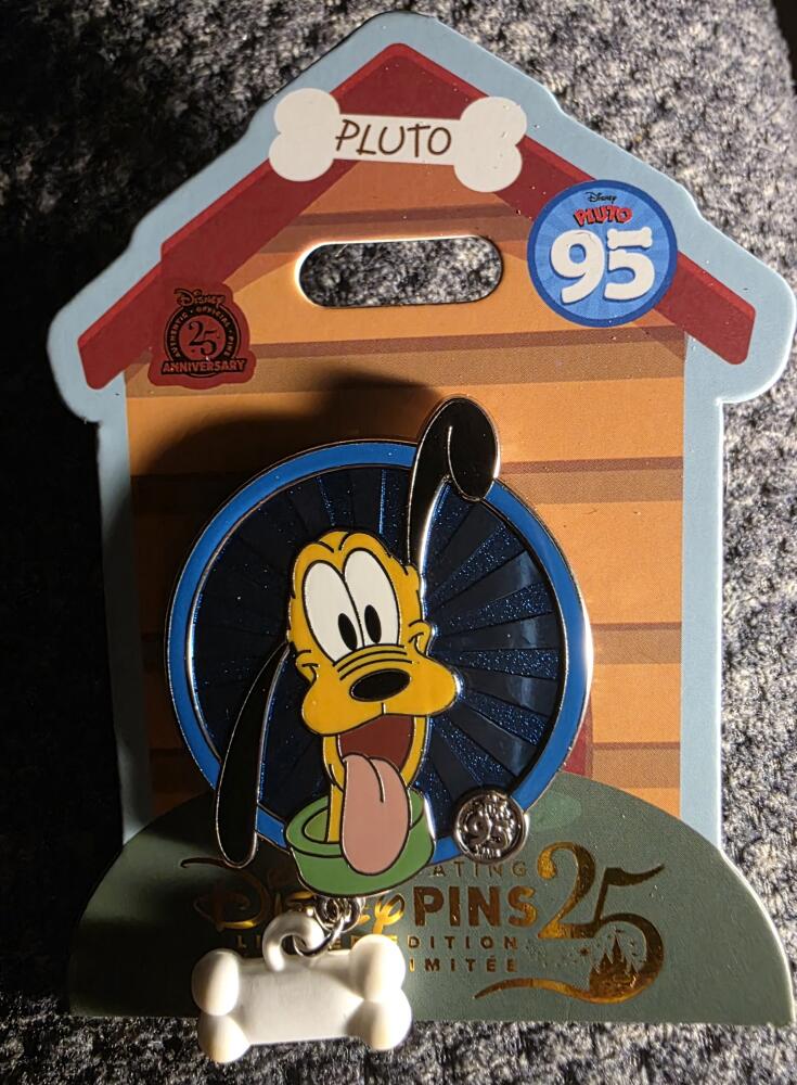 Character Anniversaries - Pluto with Dangling Bone - Pluto 95th Anniversary | PIN 104782