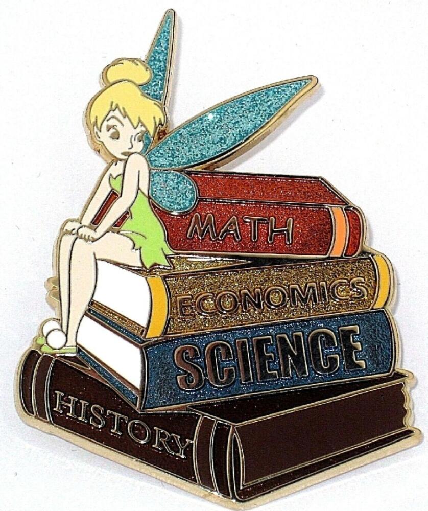 Autumn Tinker Bell Set - Tinker Bell and a Stack of School Books | PIN ...