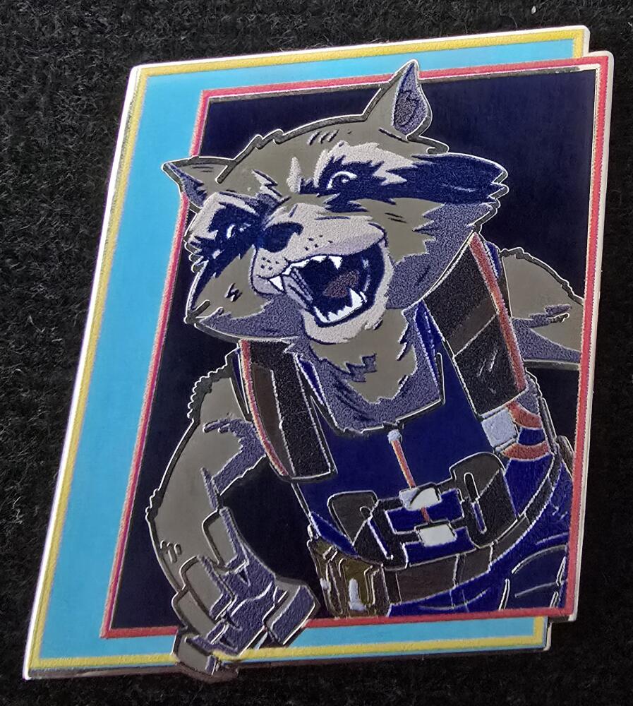 Guardians of the Galaxy: Cosmic Rewind Mystery Pin Set - Rocket | PIN ...