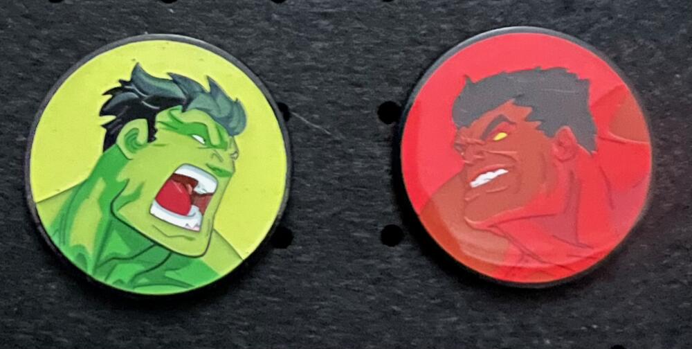 Captain America: Brave New World - Red & Green Hulk Set | PIN 106641