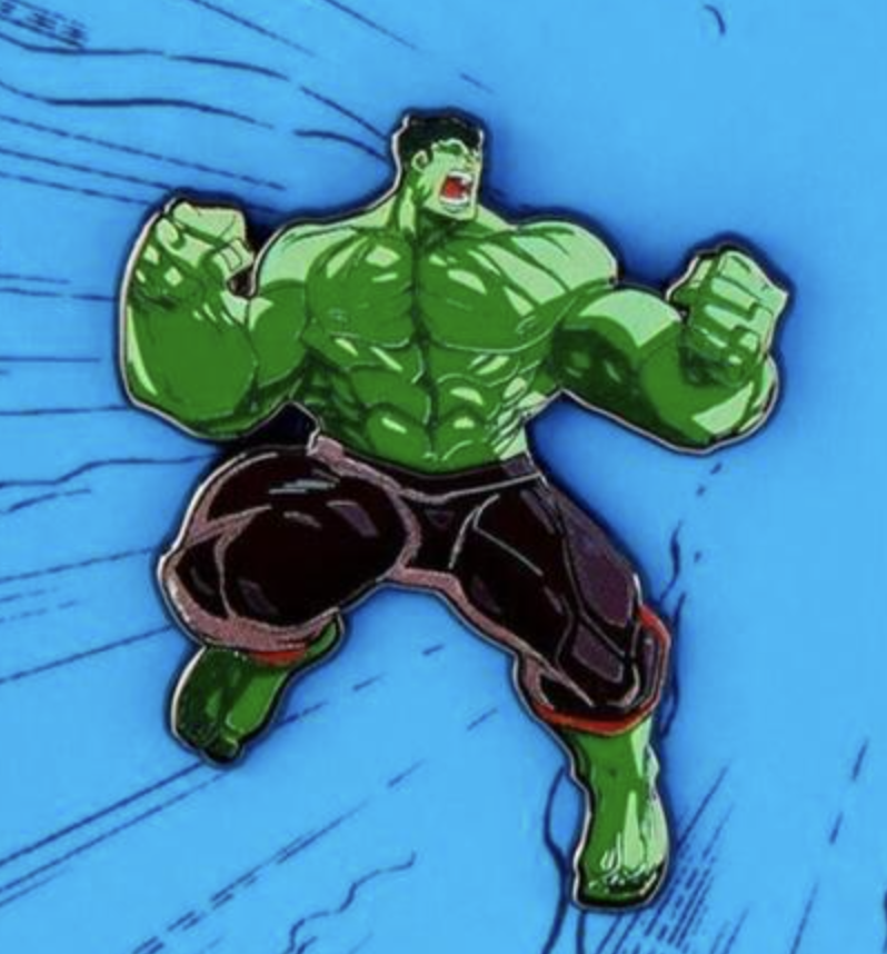 Hulk & Red Hulk, 2-pin set - Hulk Only | PIN 107462