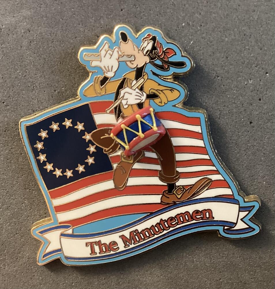 Mickeys Star Spangled Pin Event - Minuteman Goofy | PIN 107508