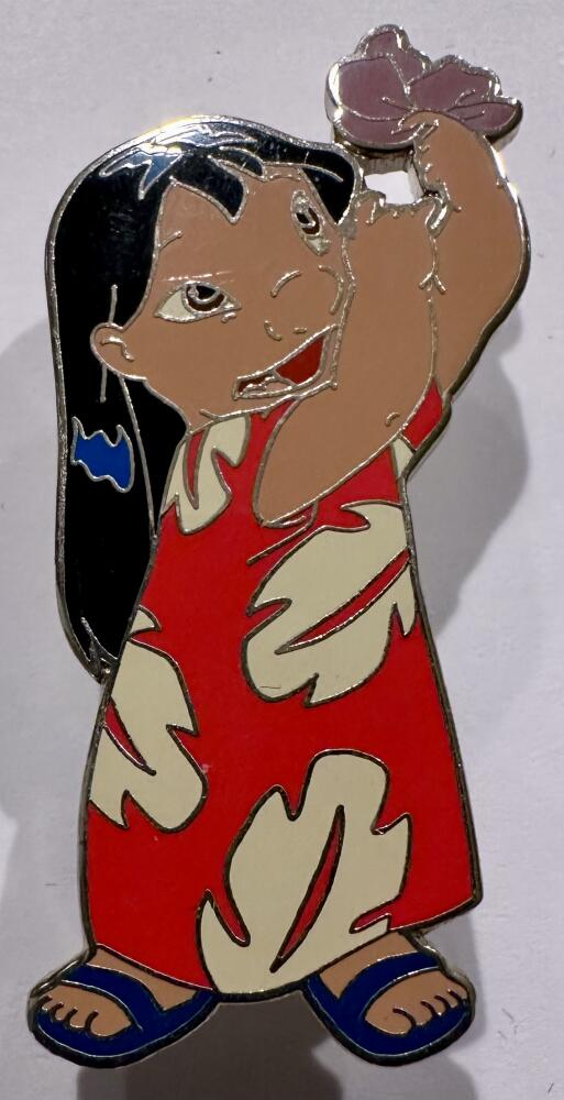 Lilo Hula Dancing with Flower (Silver Prototype) | PIN 107815