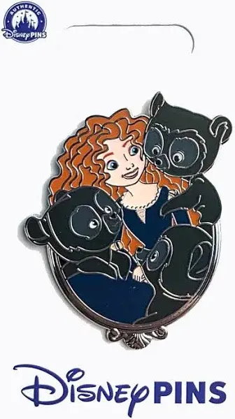 2025 Princess Glitter Portraits Collection - Merida with her Brothers ...