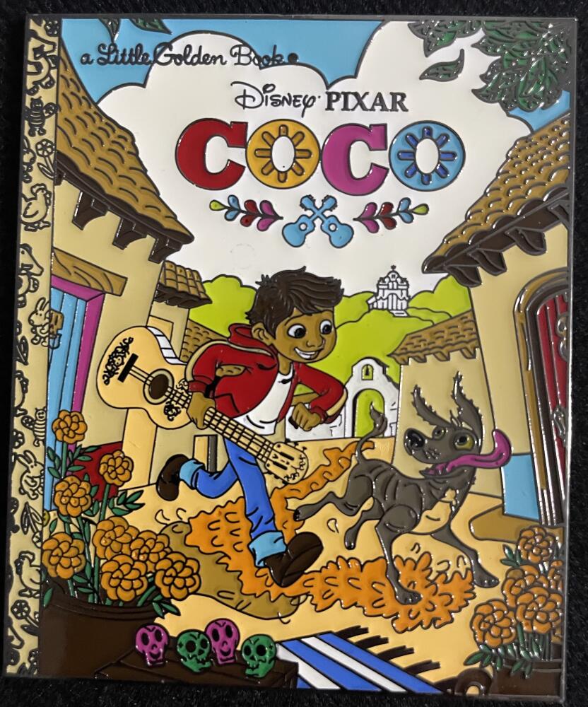 Fantasy Pin Series: Little Golden Books - Coco- Little Golden Book | PIN 109749