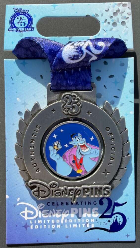 Celebrating Disney Pins 25: Medals - 25th anniversary character ...