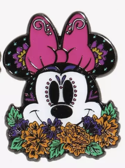Mickey Mouse & Friends Floral Blind Box Enamel Pin - Minnie Mouse ...