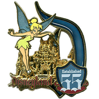 Tinkerbell with Gold Castle | PIN 113173