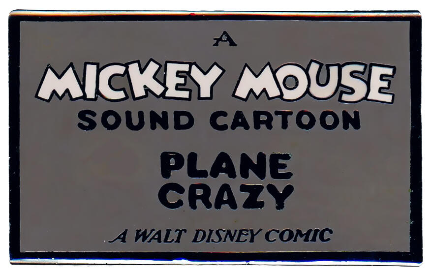 Disney Catalog - Animated Short Boxed Set - Plane Crazy - Title Pin ...