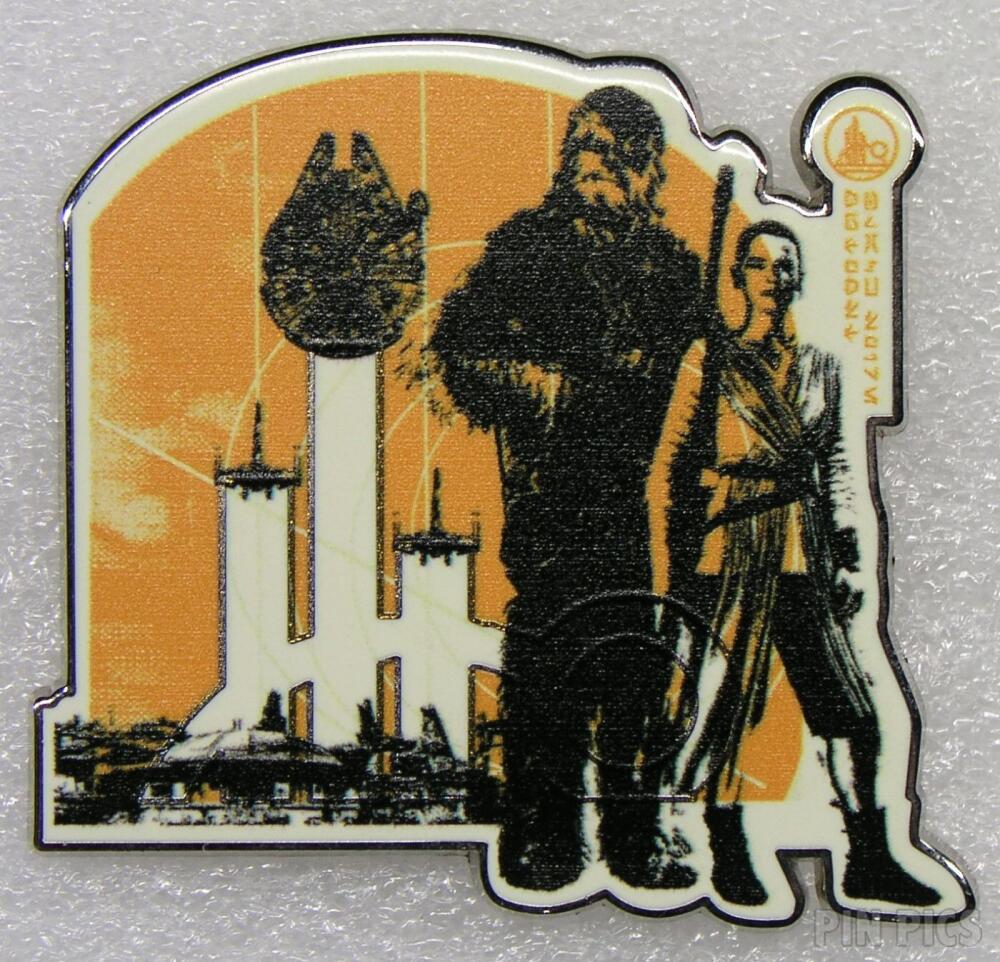 Star Wars: Galaxy's Edge RESIST Lanyard Starter set - Rey and Chewbacca ...