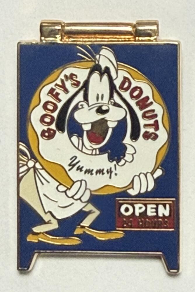 Hinged signs - Goofy Donuts | PIN 114339
