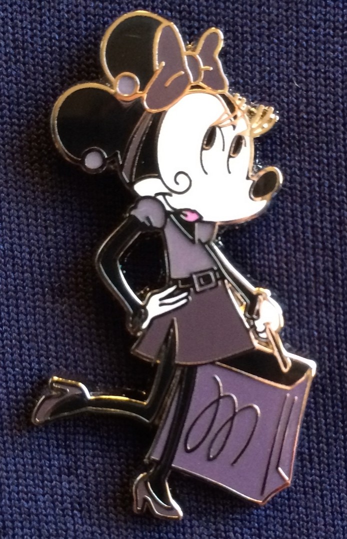 Minnie Mouse Paris Fashion Glamour Booster - Minnie with a Shopping Bag ...