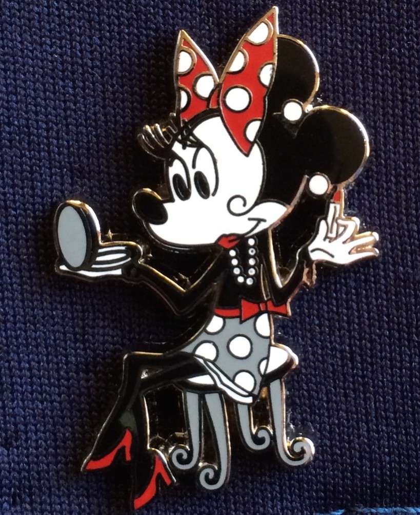 Minnie Mouse Paris Fashion Glamour Booster - Minnie On Vanity Chair ...