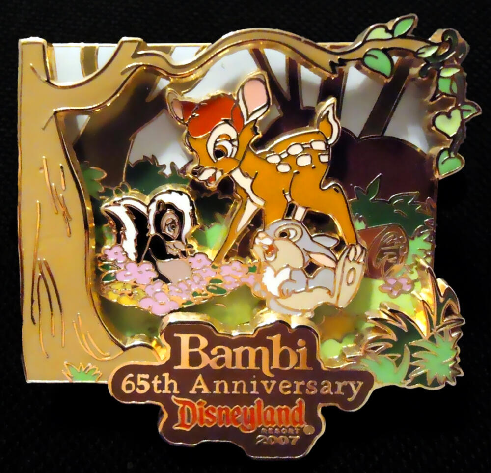Bambi 65th Anniversary - Bambi, Thumper and Flower in the Woods ...