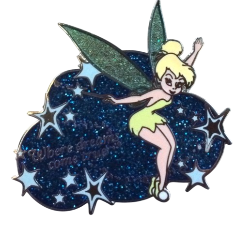 Where Dreams Come True - Pixie Dust Pins - Tinker Bell - Blue Cloud ...