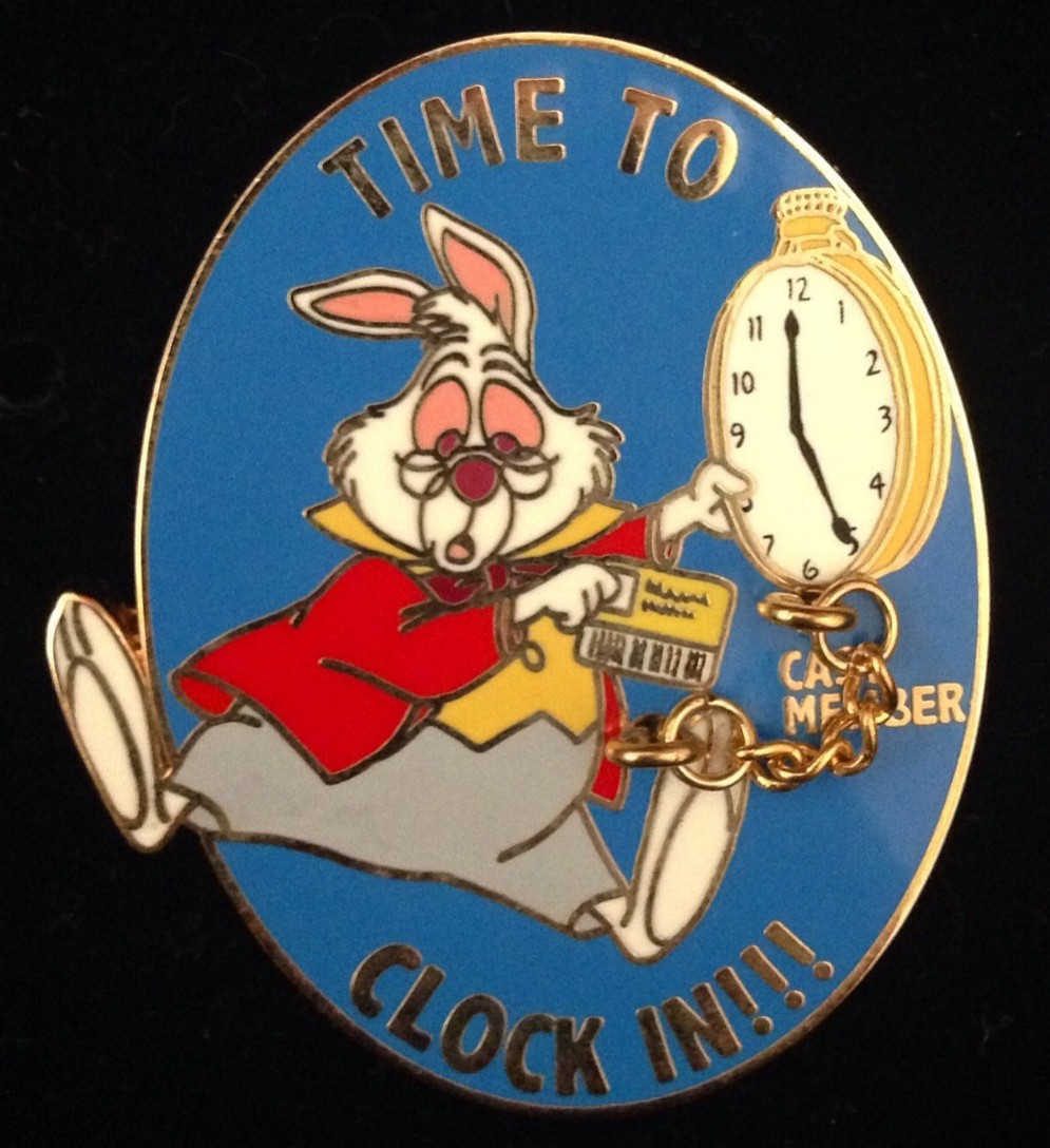 Alice in Wonderland - Time to Clock In - White Rabbit | PIN 12700