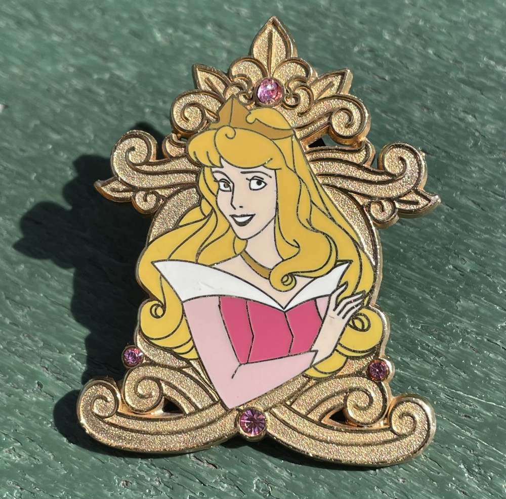Princess Pin Trading Booster Collection - Aurora with gold frame | PIN ...