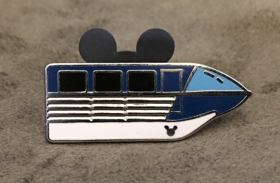 DLR Hidden Mickey Series 2011: Monorail Collection - Mark II Blue | PIN ...