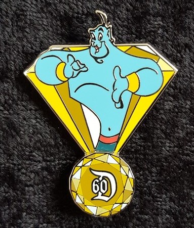Disneyland Diamond Celebration Event - Genie Standee Token | PIN 11417