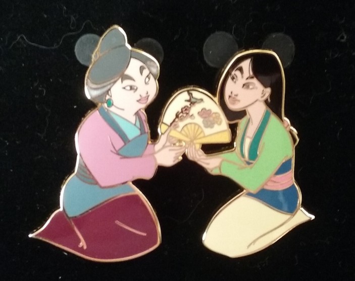 Mother's Day - 2007 - Mulan Gifting Fa Li A Fan | PIN 12027