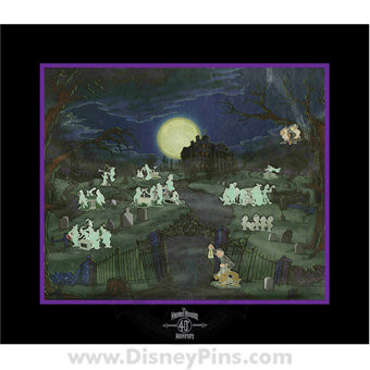 Haunted Mansion O'Pin House - Graveyard Framed Pin Set - Full Set | PIN ...