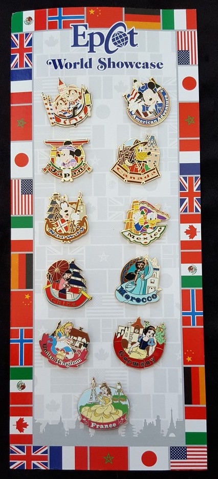 EPCOT World Showcase - EPCOT World Showcase Starter Pin Set | PIN 20155