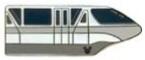 WDW Hidden Mickey Series 2007: Monorails - Monorail Silver | PIN 17185
