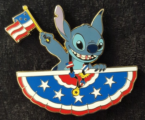 4th of July/Independence Day - Stitch | PIN 9241