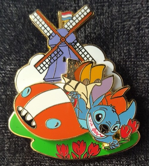 Stitch Europe Invasion Series - Stitch in Holland #4 | PIN 3364