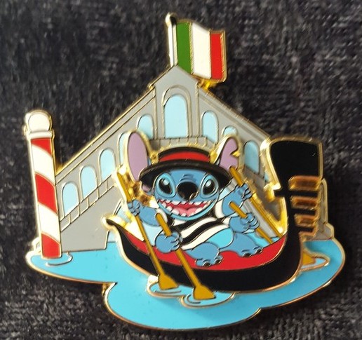 Stitch Europe Invasion Series - Stitch in Italy #2 | PIN 3363