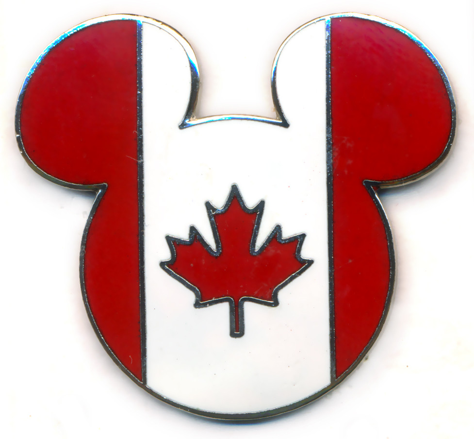 Epcot World Showcase Mickey Head & Ears - Canada | PIN 18527