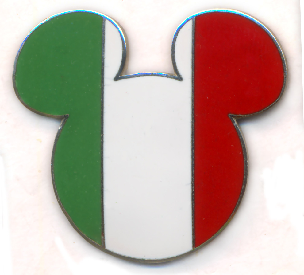 Epcot World Showcase Mickey Head & Ears - Italy | PIN 18687
