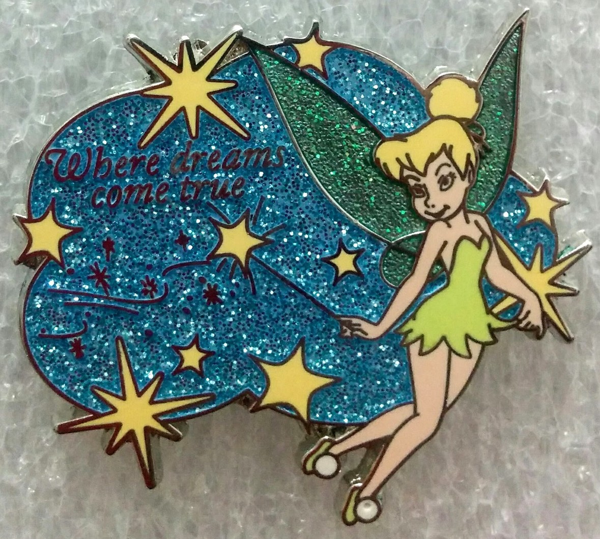Where Dreams Come True - Pixie Dust Pins - Tinker Bell - Turquoise ...