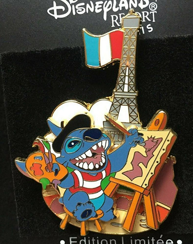 Stitch Europe Invasion Series - Stitch in France #7 | PIN 19523