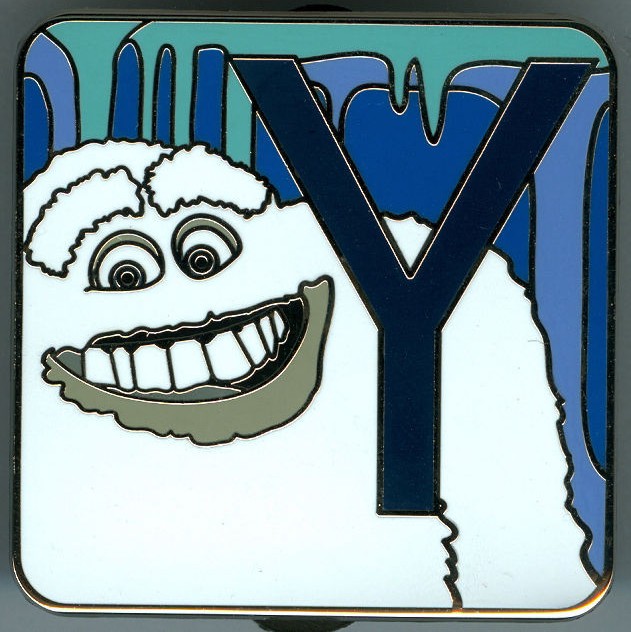 Disney Pixar Alphabet - Mystery Collection - Y is for Yeti | PIN 10607