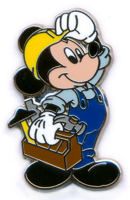 Mickey Mouse Professions Mystery Collection - Construction Worker | PIN ...
