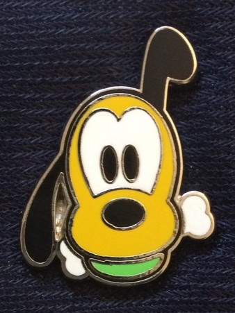 Cute Characters - Heads Mini Pin Booster Set - Pluto ONLY | PIN 19019